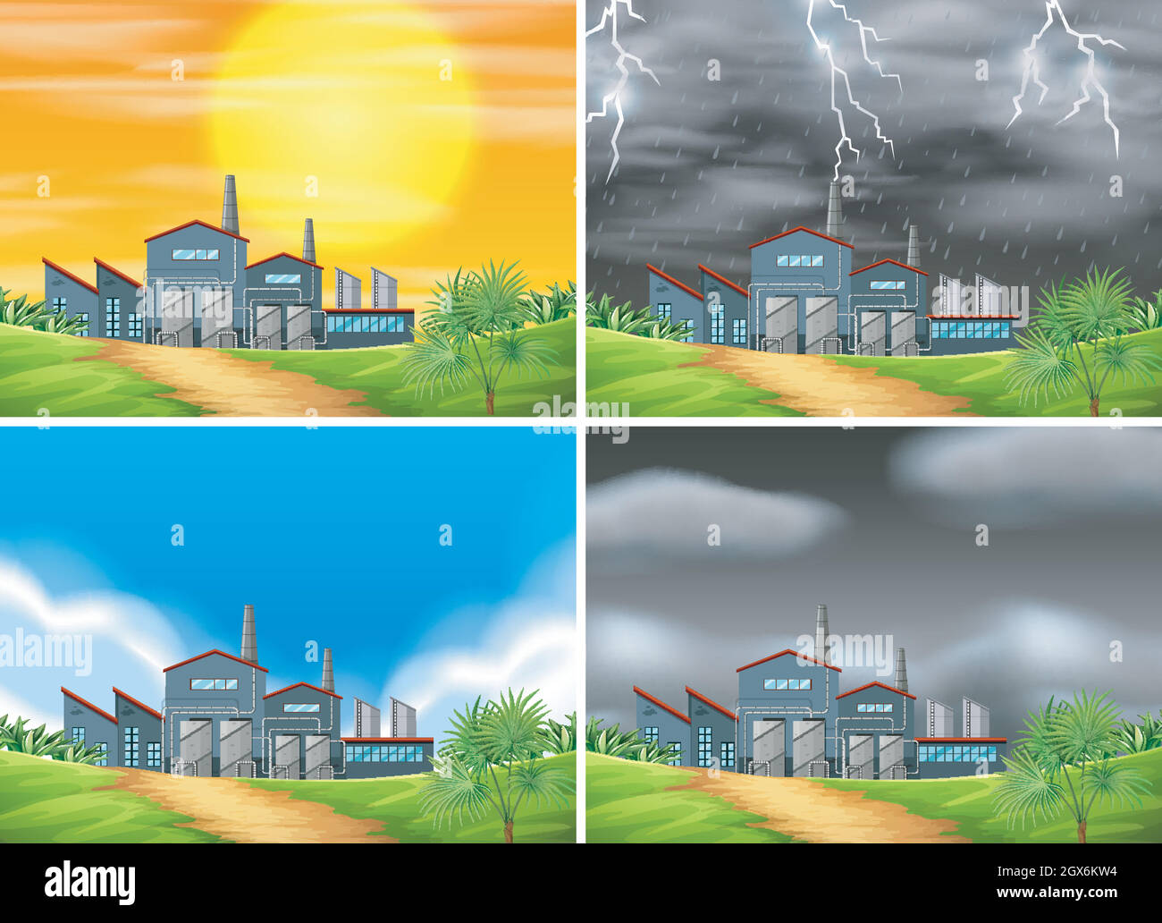 Weather office Stock Vector Images - Alamy