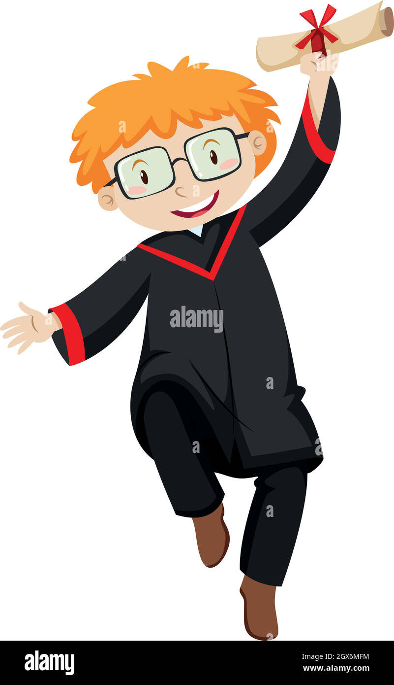 Man graduation Stock Vector Images - Alamy