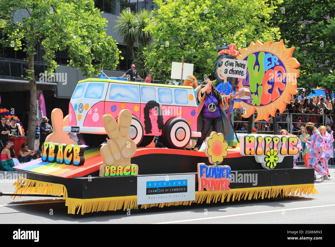 Christmas parade in Auckland. New Zealand. 20 Nov. 2011 Stock Photo - Alamy