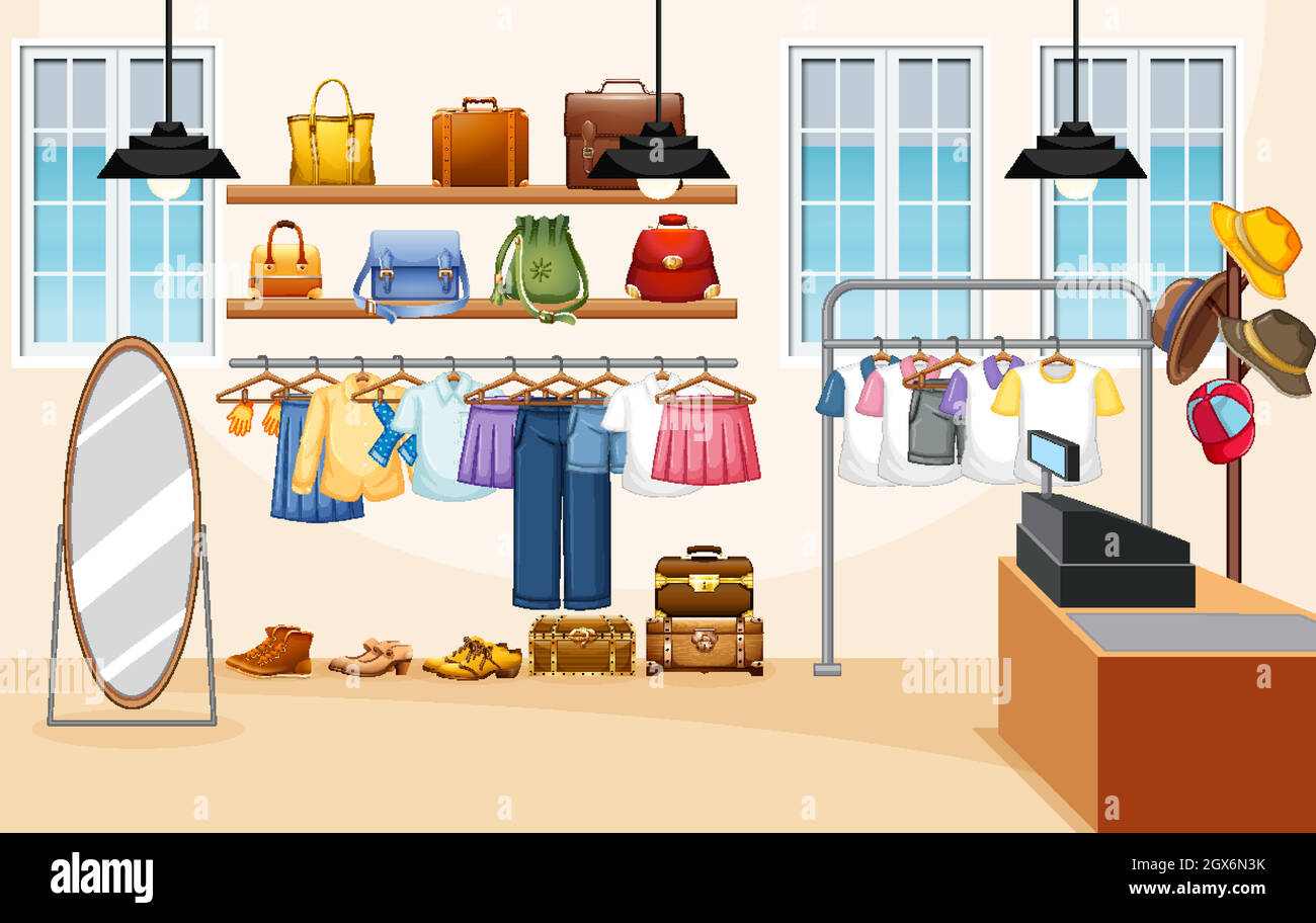 Cartoon Clothes Shop