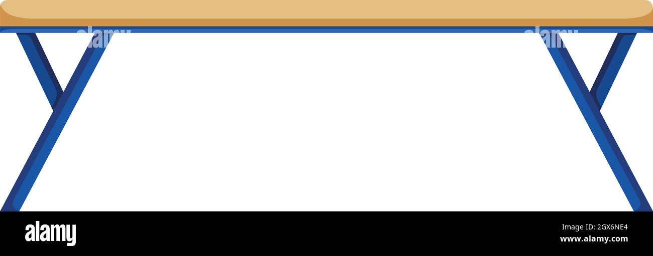 Balance beam with blue legs Stock Vector Image & Art - Alamy