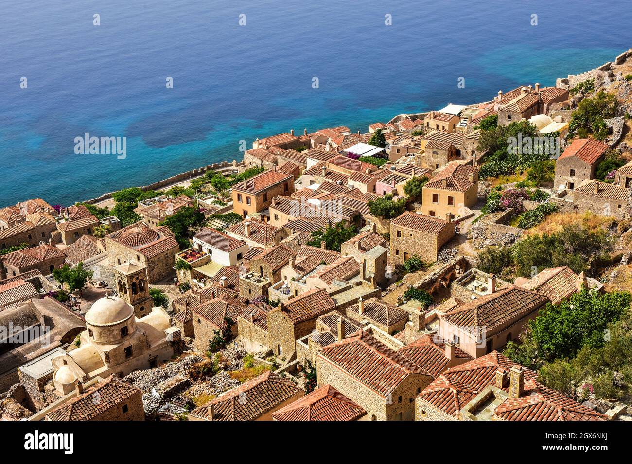 Monemvasia rock hi-res stock photography and images - Alamy