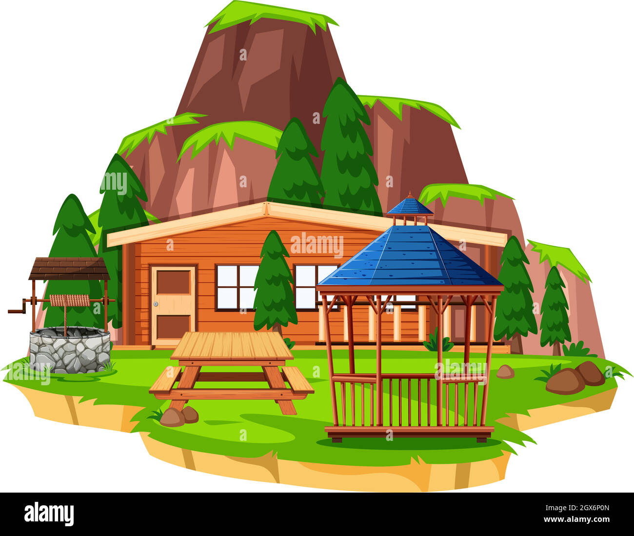 Furniture scene cartoon Cut Out Stock Images & Pictures - Alamy