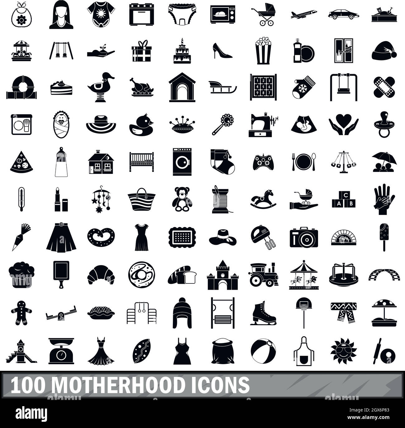 Family home baking mother Stock Vector Images - Alamy