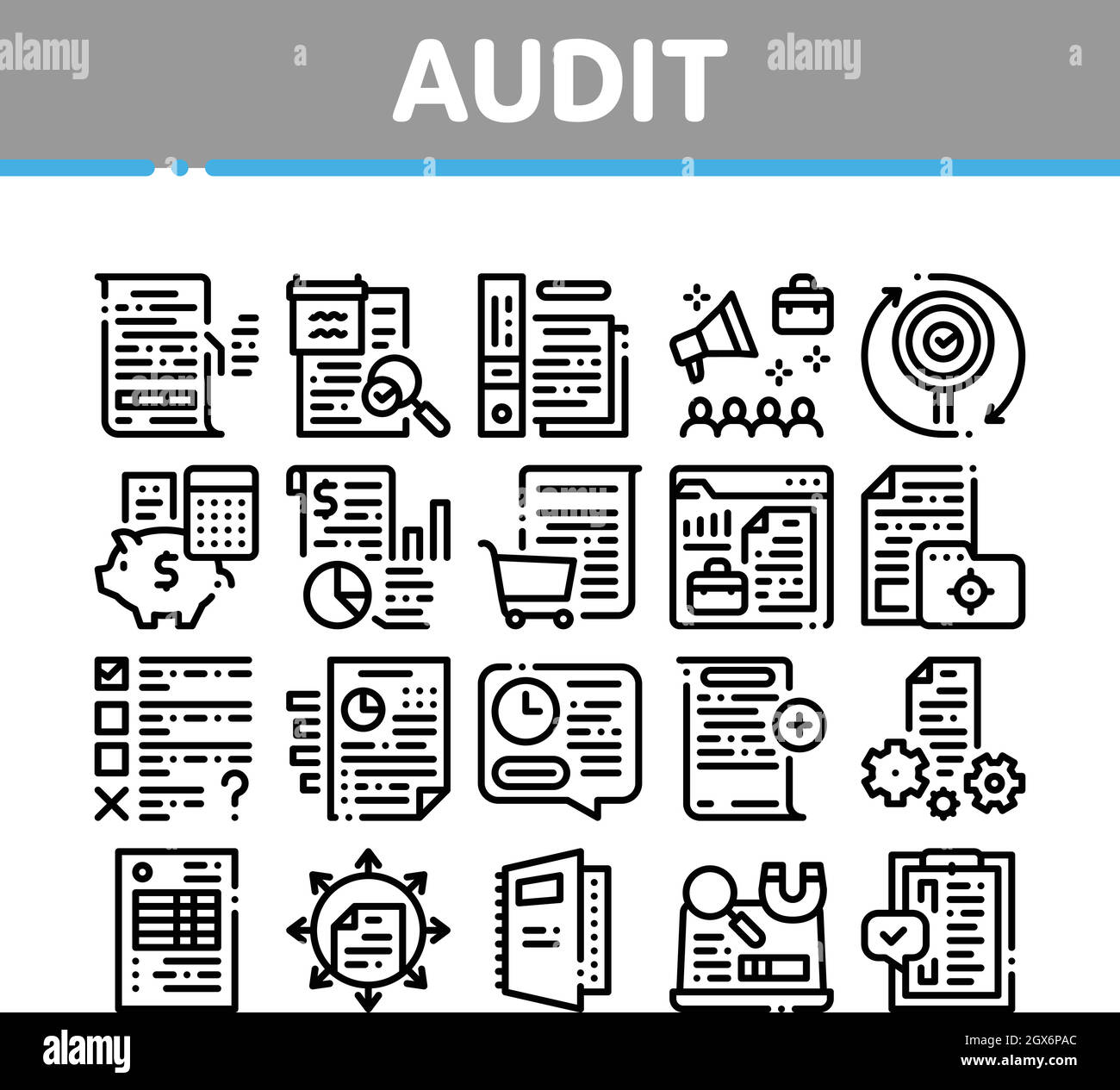 Audit logo hi-res stock photography and images - Alamy