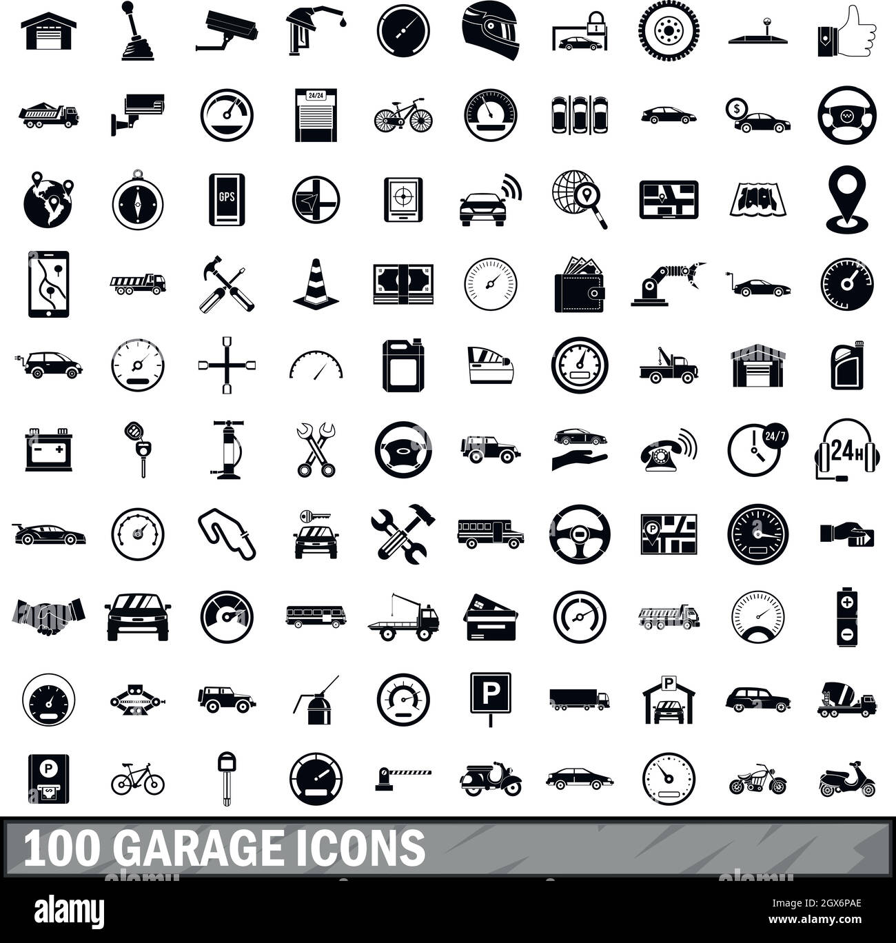 100 garage icons set, simple style Stock Vector Image & Art - Alamy 100 garage icons set, simple style Stock Vector Image & Art - Alamy