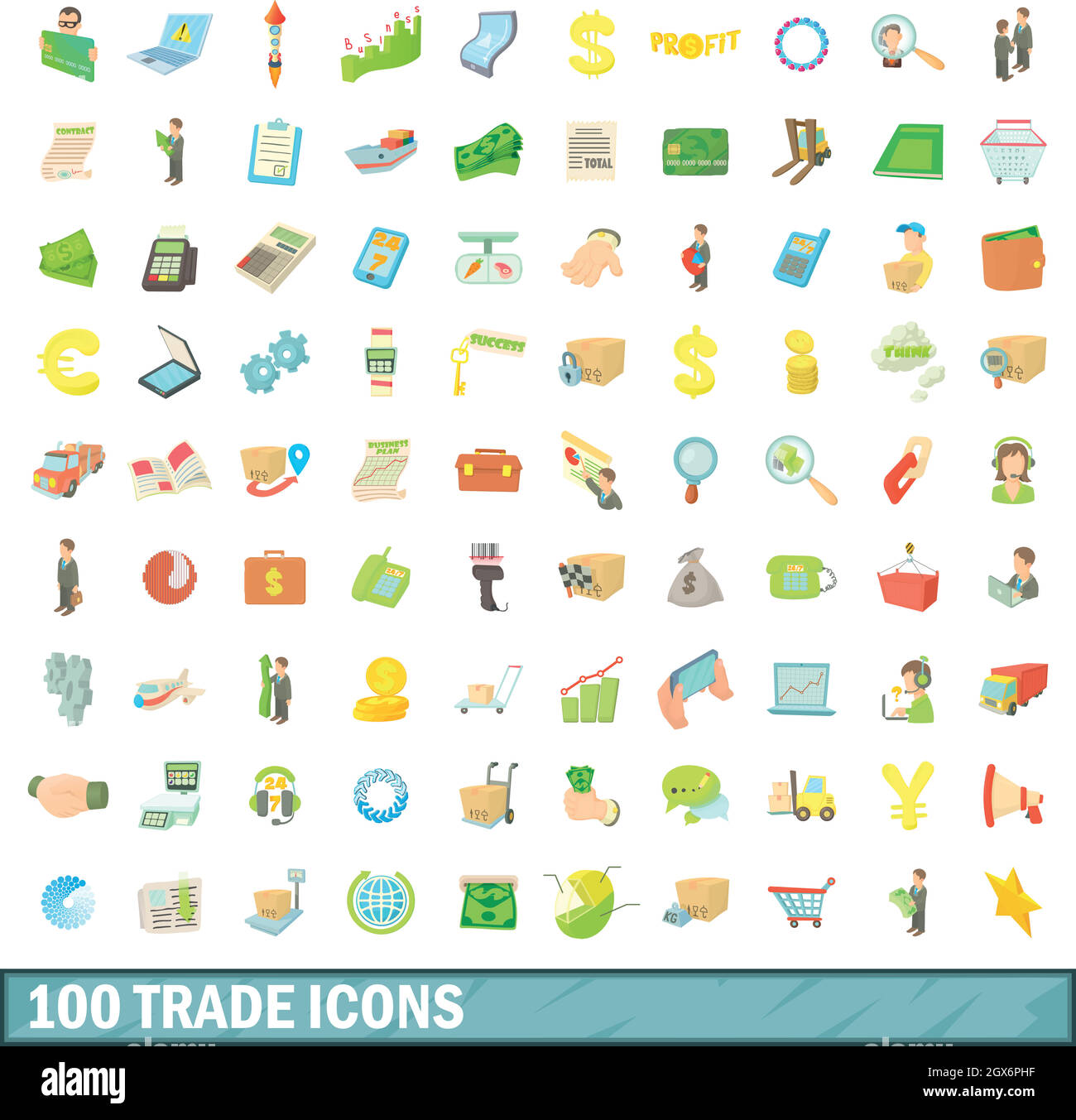 Trade cartoon hi-res stock photography and images - Alamy