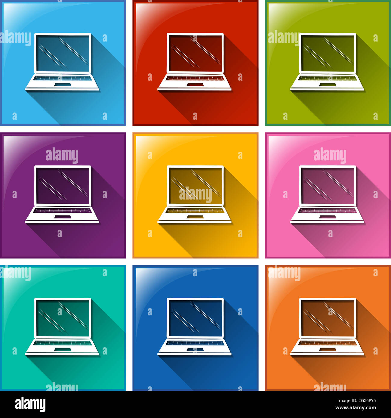 Laptop artwork hi-res stock photography and images - Alamy