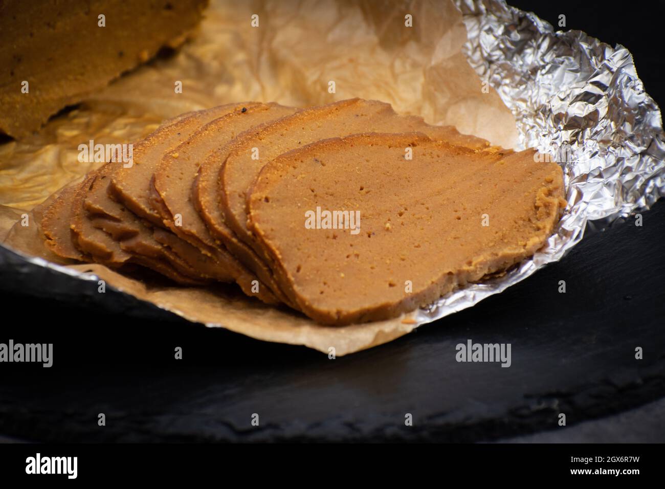 Seitan ham hi-res stock photography and images - Alamy