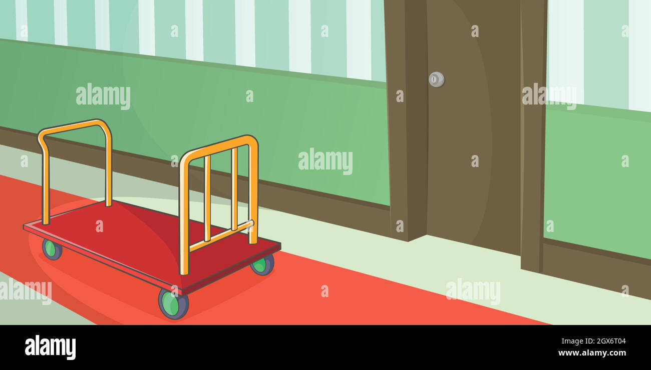 Cartoon green corridor background hi-res stock photography and images ...