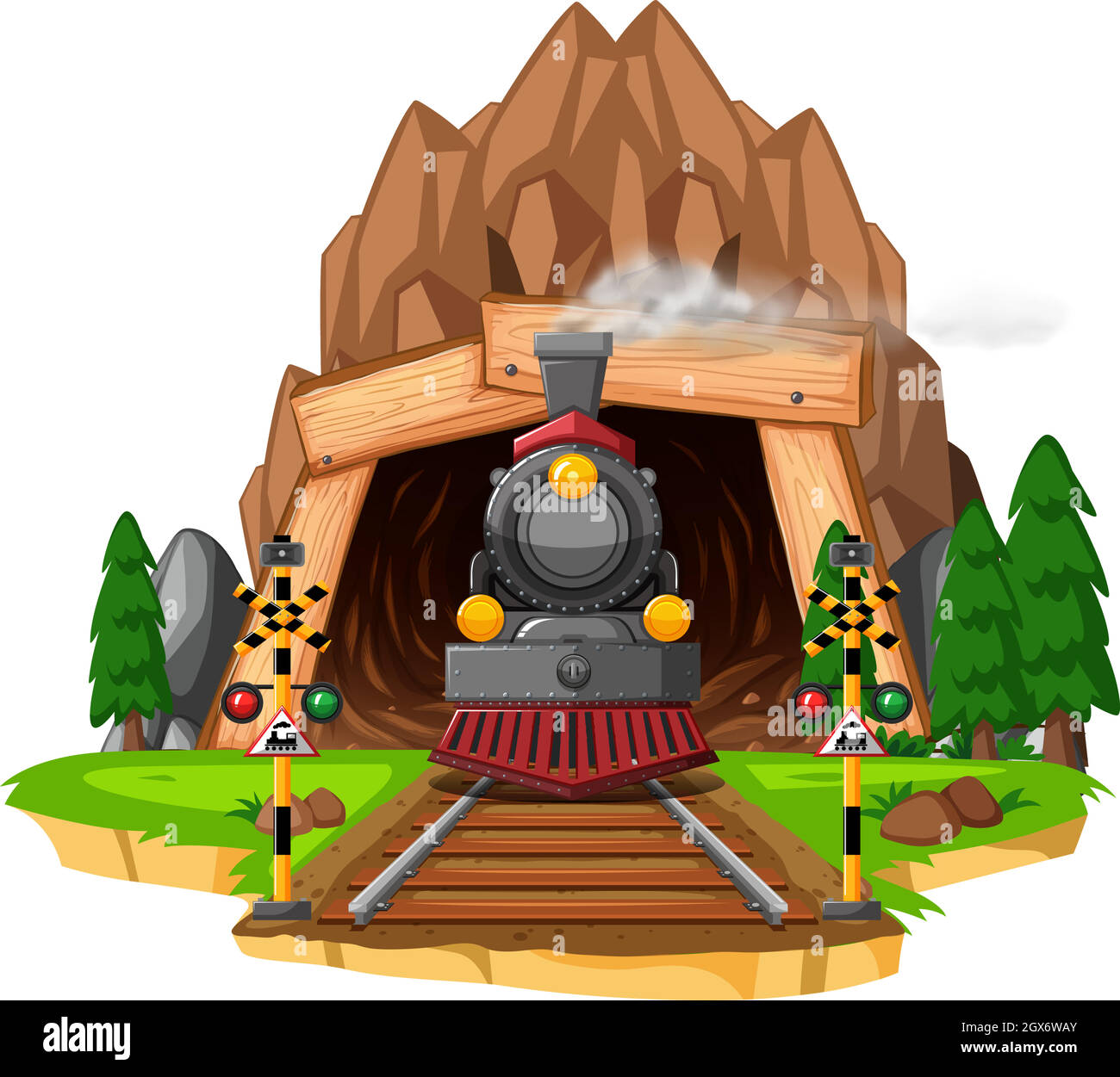 Locomotive clipart hi-res stock photography and images - Alamy