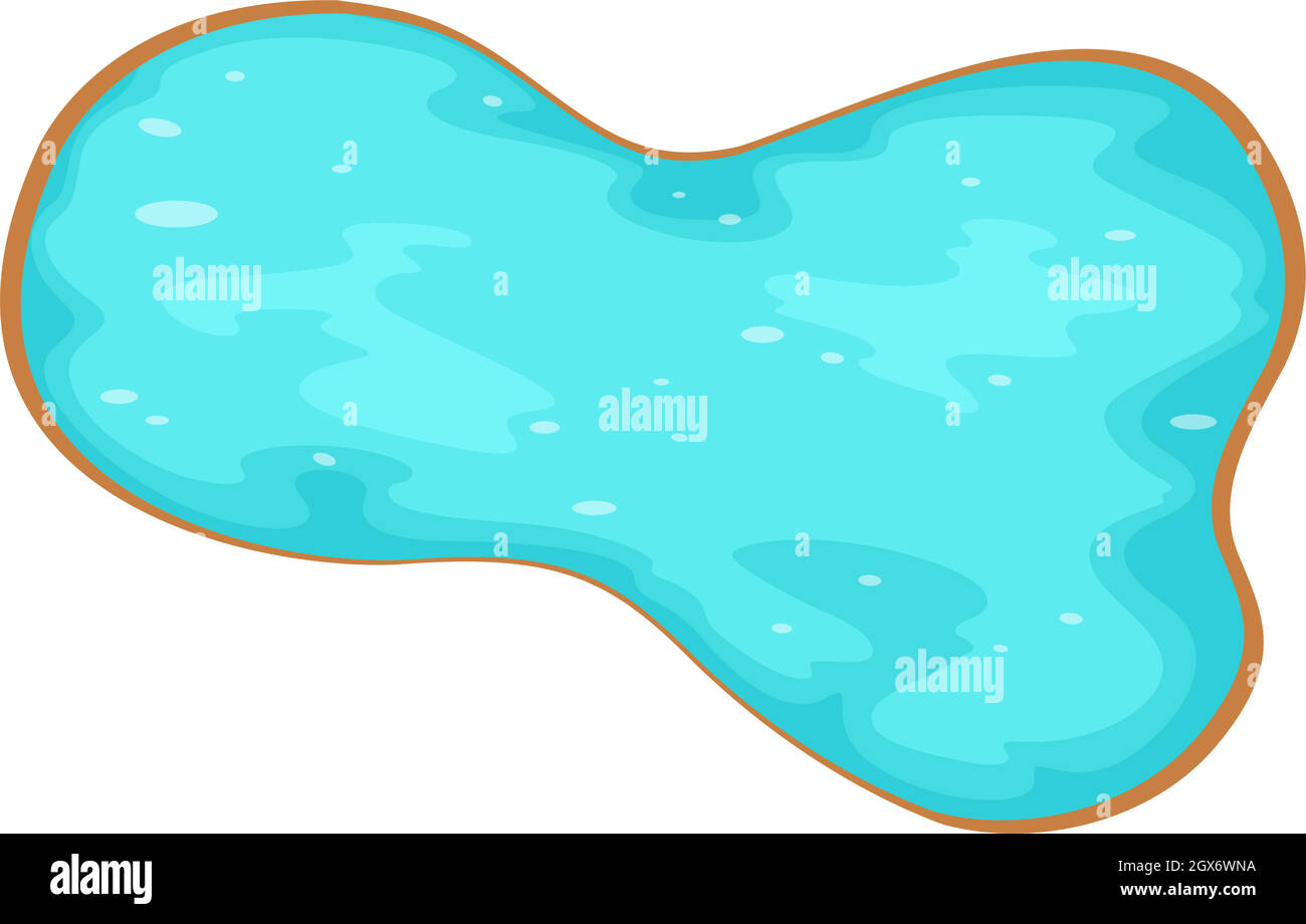 Top view blue water Stock Vector Images - Alamy