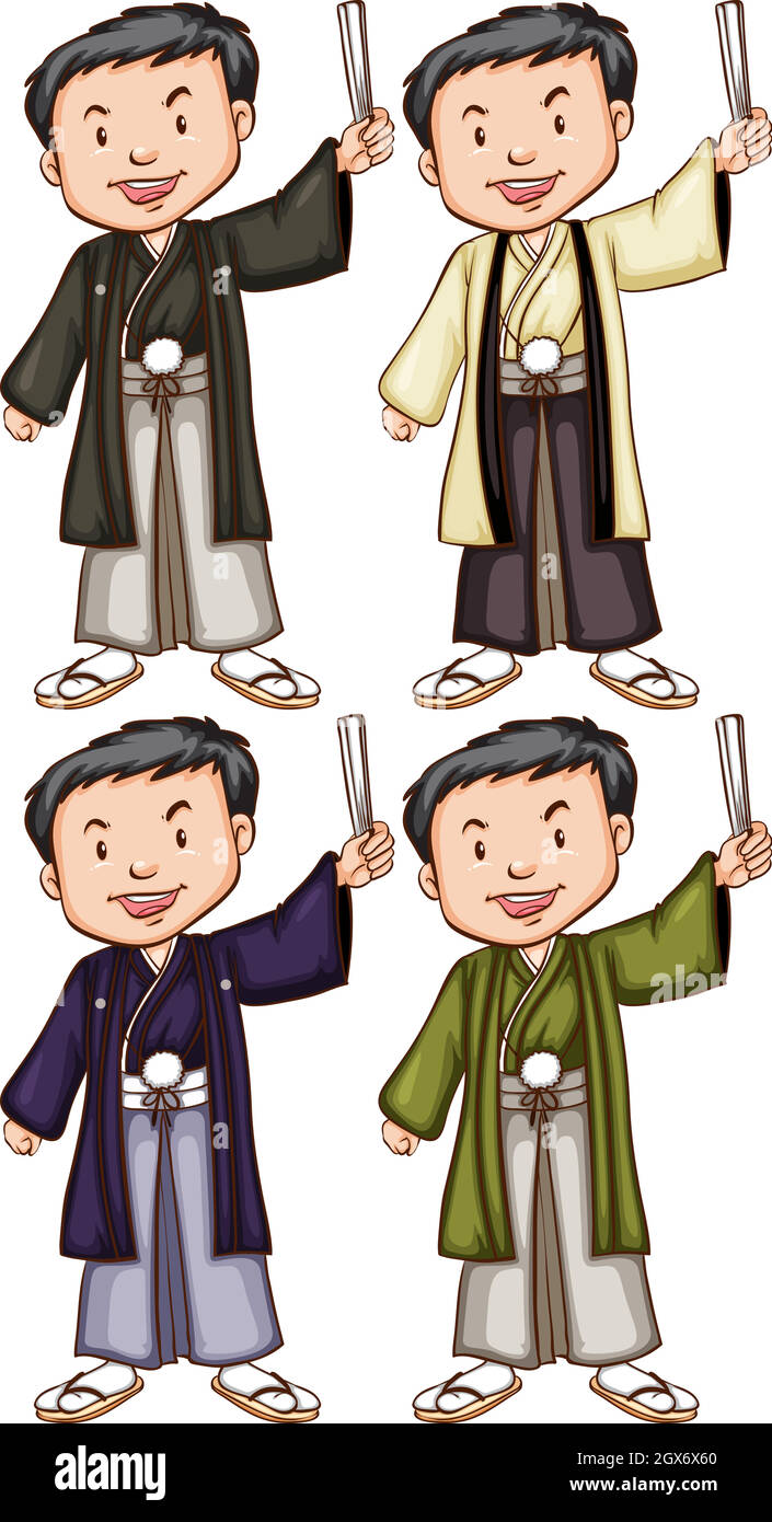 Simple sketches of men from Asia Stock Vector Image & Art - Alamy