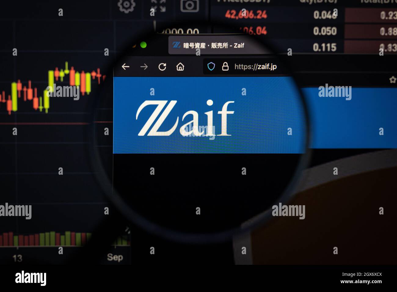 Zaif exchange hi-res stock photography and images - Alamy