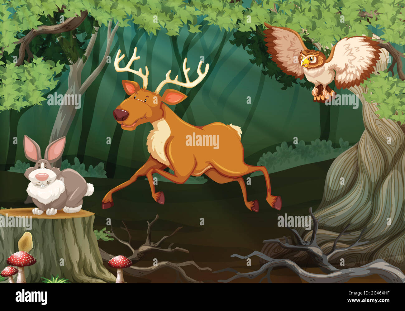 Wilderness outside Stock Vector Images - Alamy