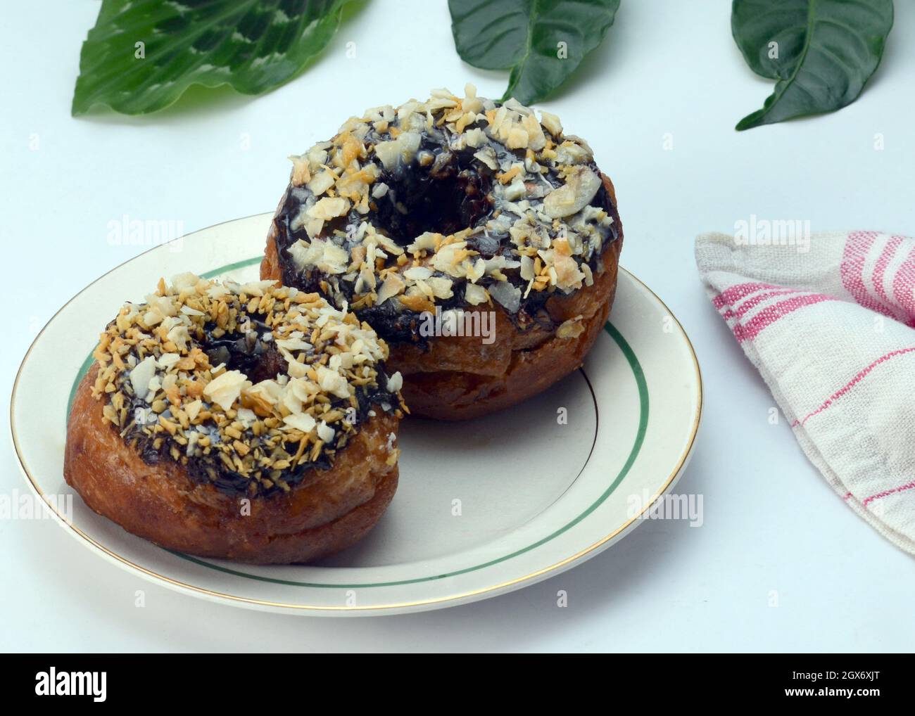 Toasted coconut donut hi-res stock photography and images - Alamy