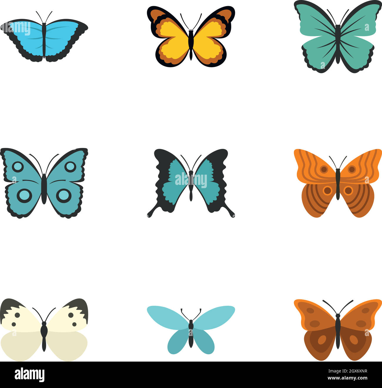 Set beautiful different festive Stock Vector Images - Alamy