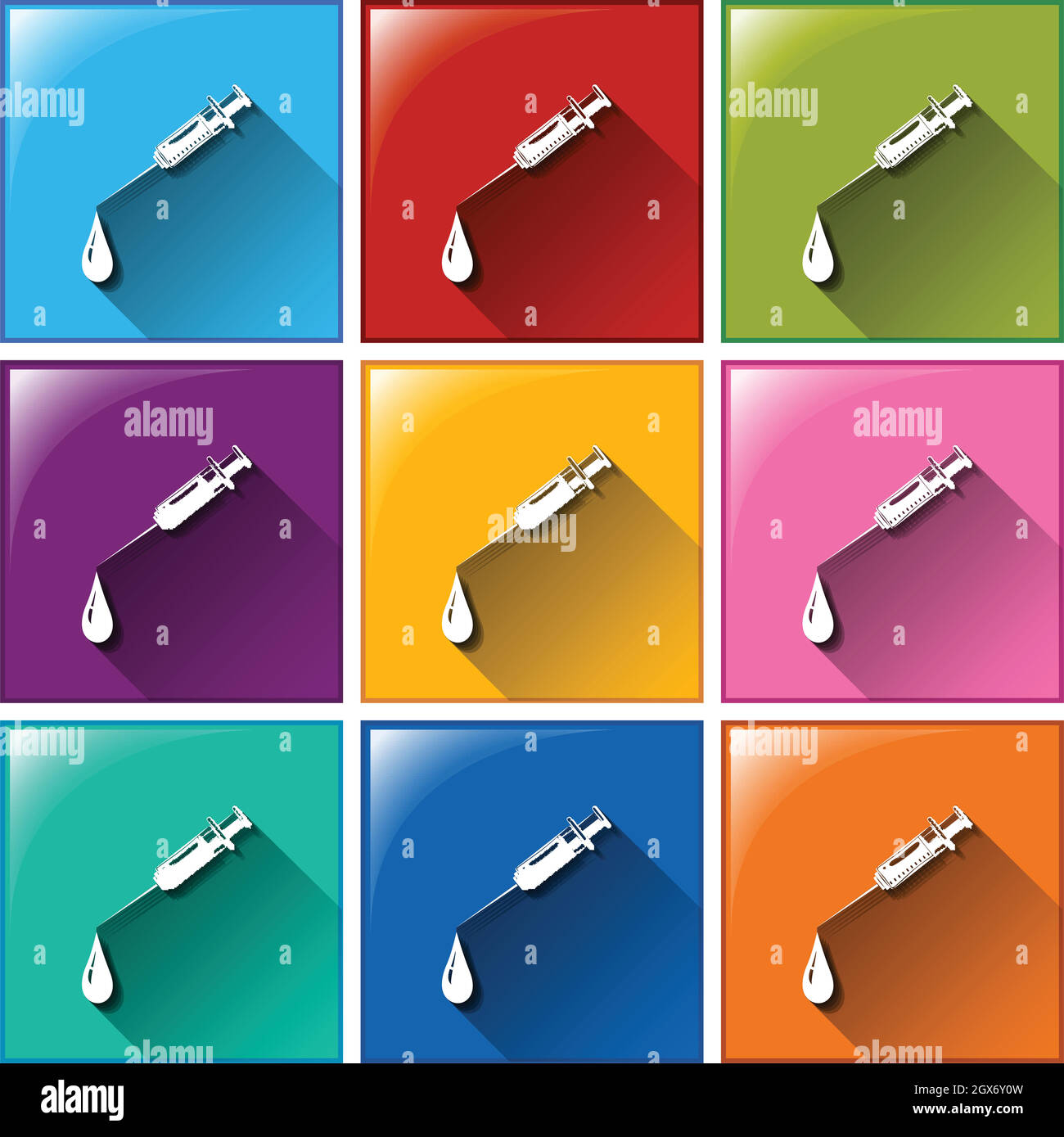 Graphic artwork syringe Stock Vector Images - Alamy