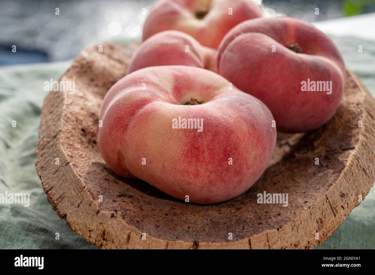 Saturn peach tree hi-res stock photography and images - Alamy