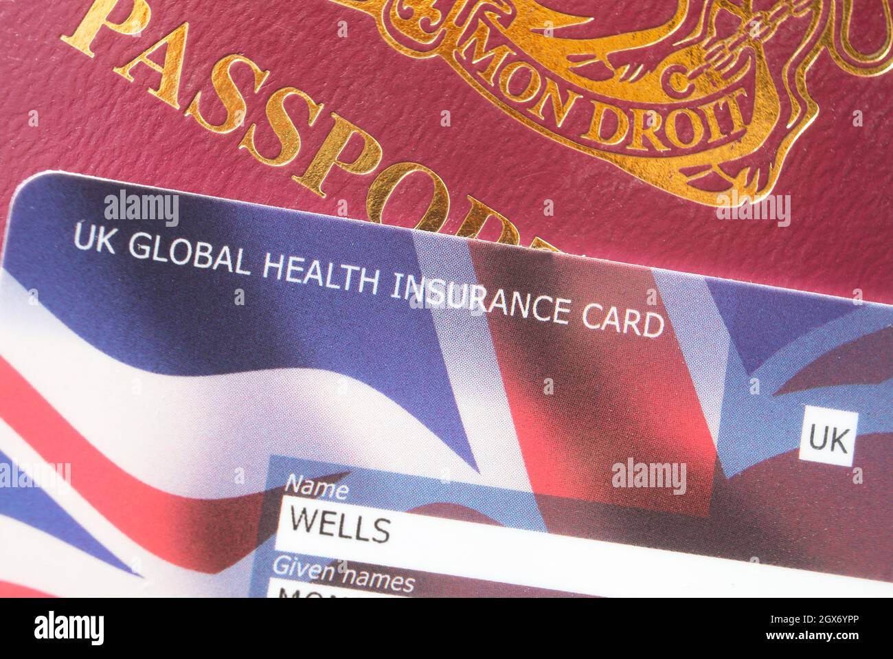 Old uk passport hi-res stock photography and images - Alamy