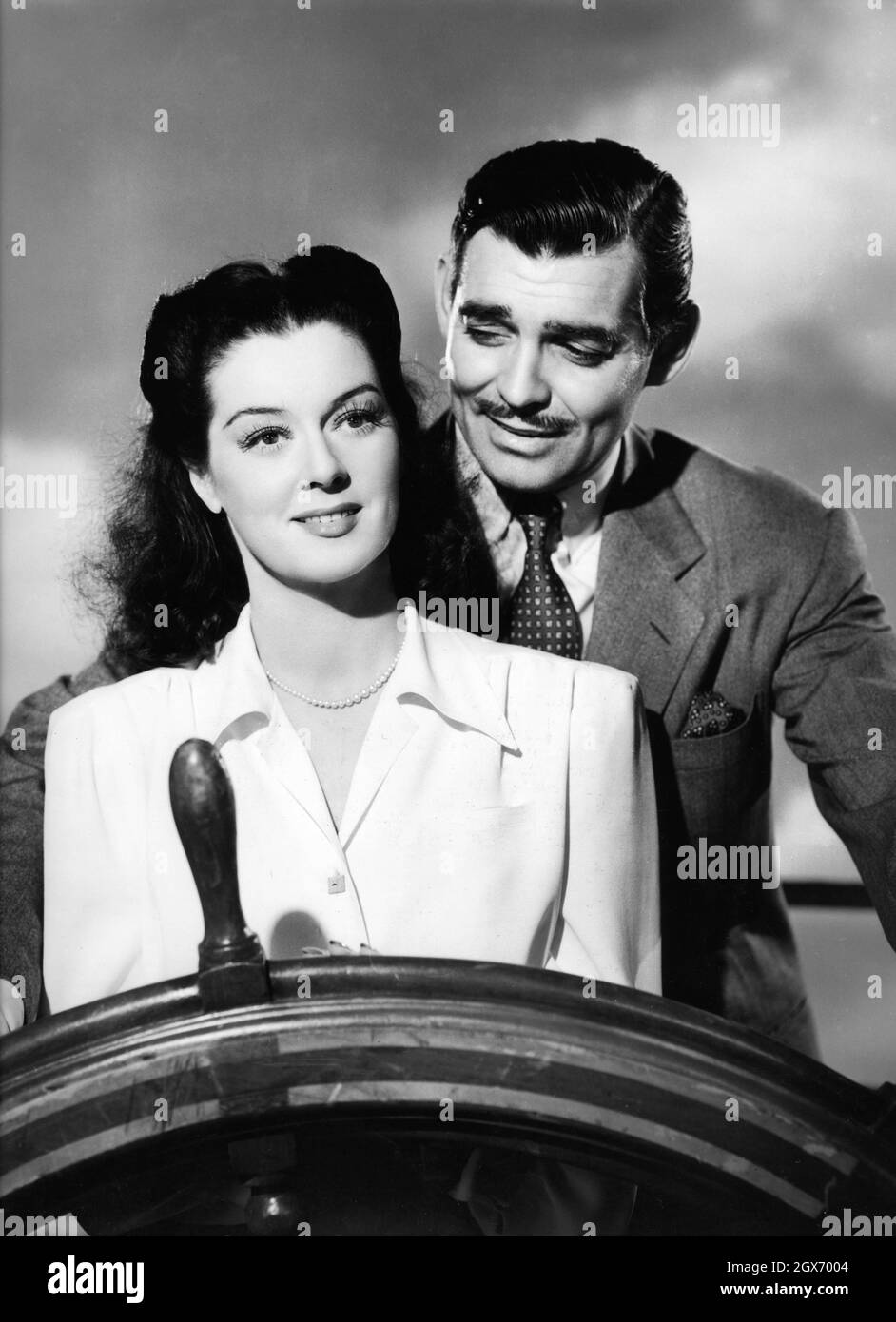 CLARK GABLE and ROSALIND RUSSELL Publicity Portrait by CLARENCE ...