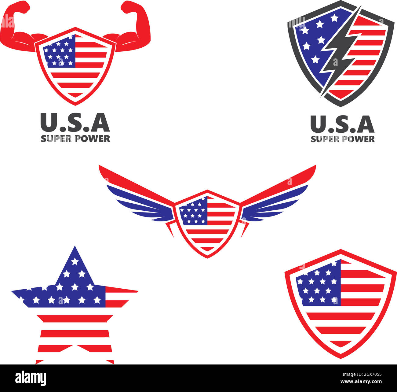 U s of america Stock Vector Images - Alamy