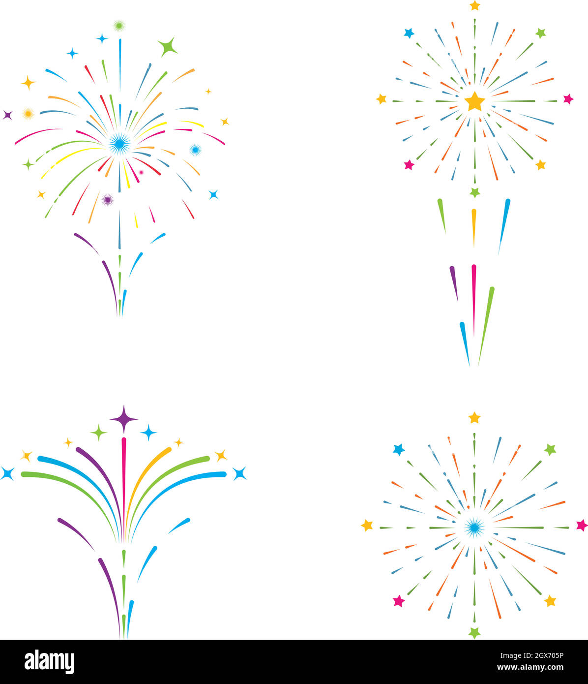 Firework illustration hi-res stock photography and images - Alamy
