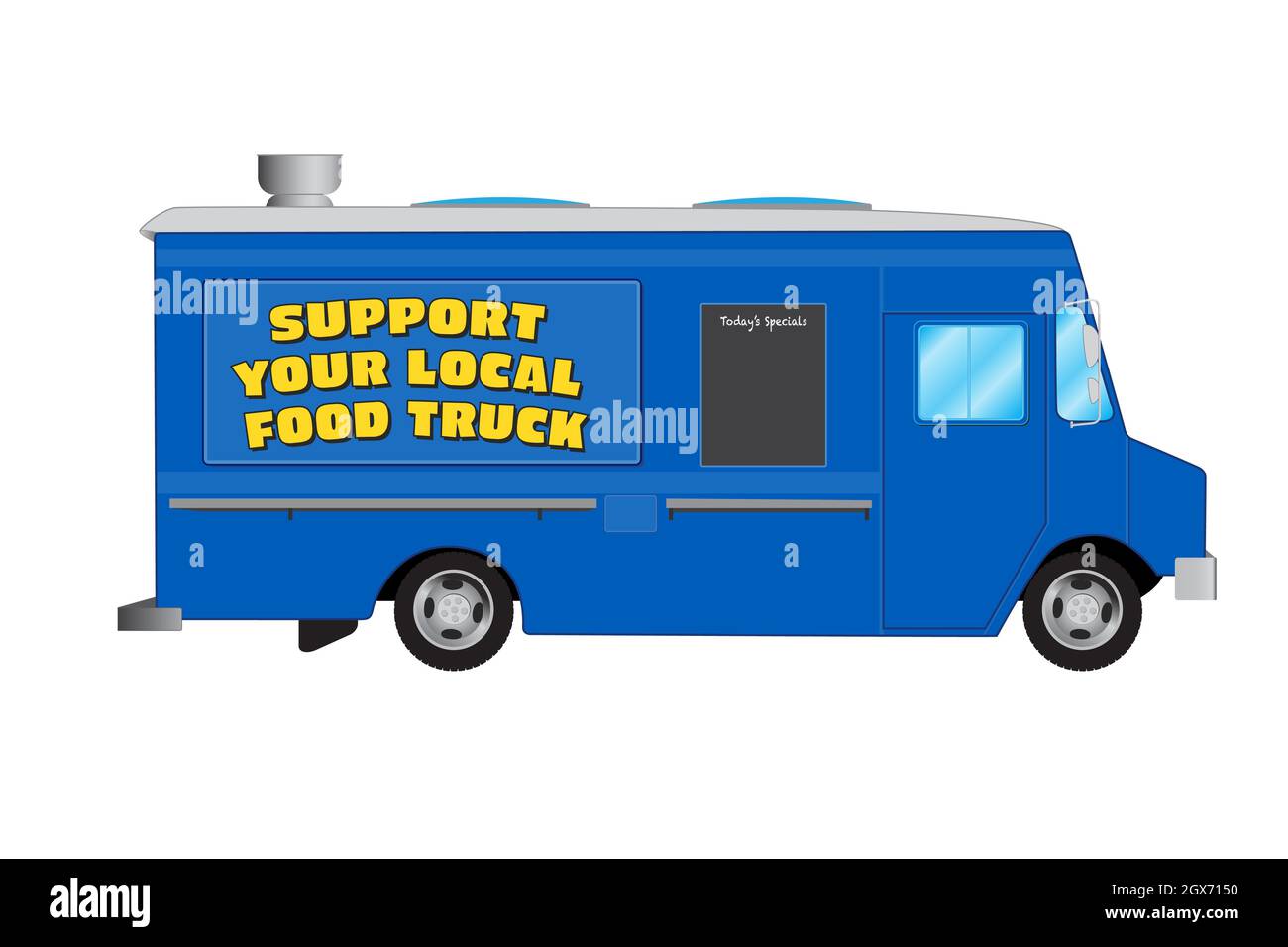 Food truck menu people Cut Out Stock Images & Pictures - Alamy