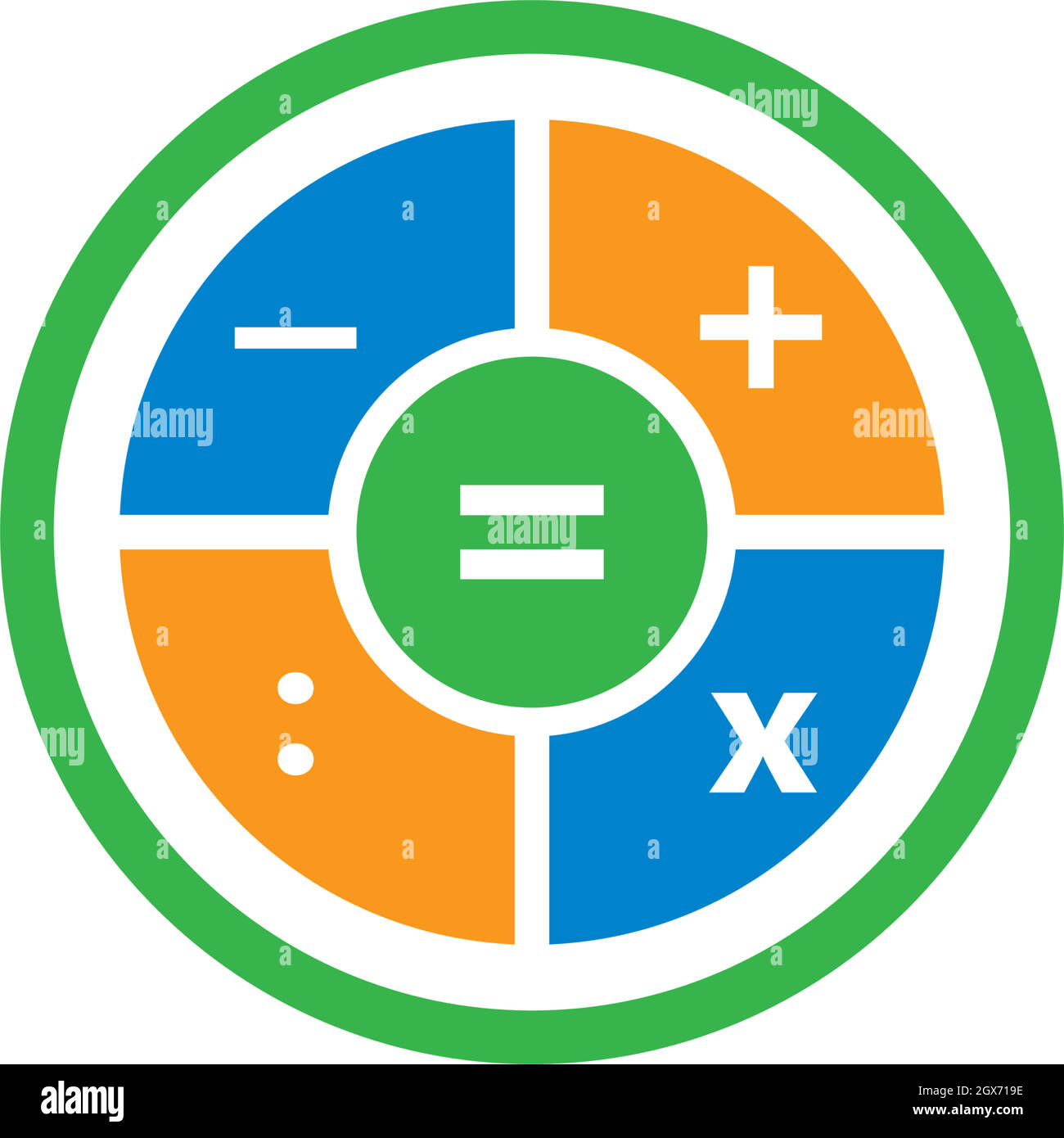 Money calculator icon flat Stock Vector Images - Alamy