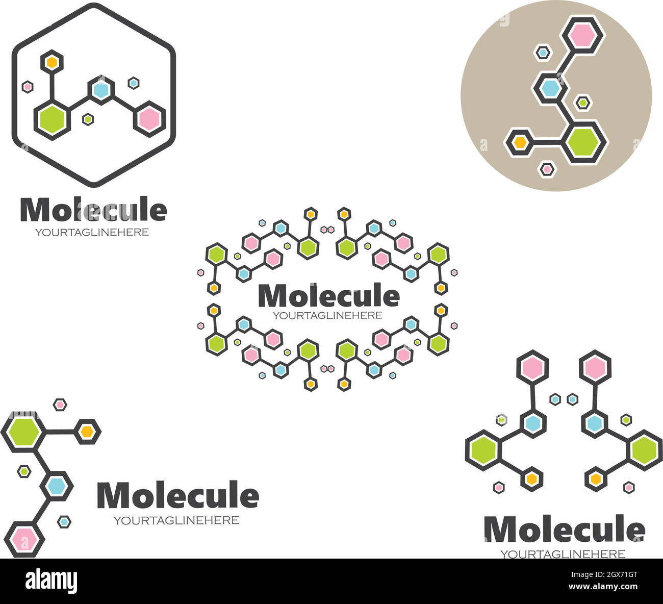 molecule logo vector illustration design Stock Vector Image & Art - Alamy