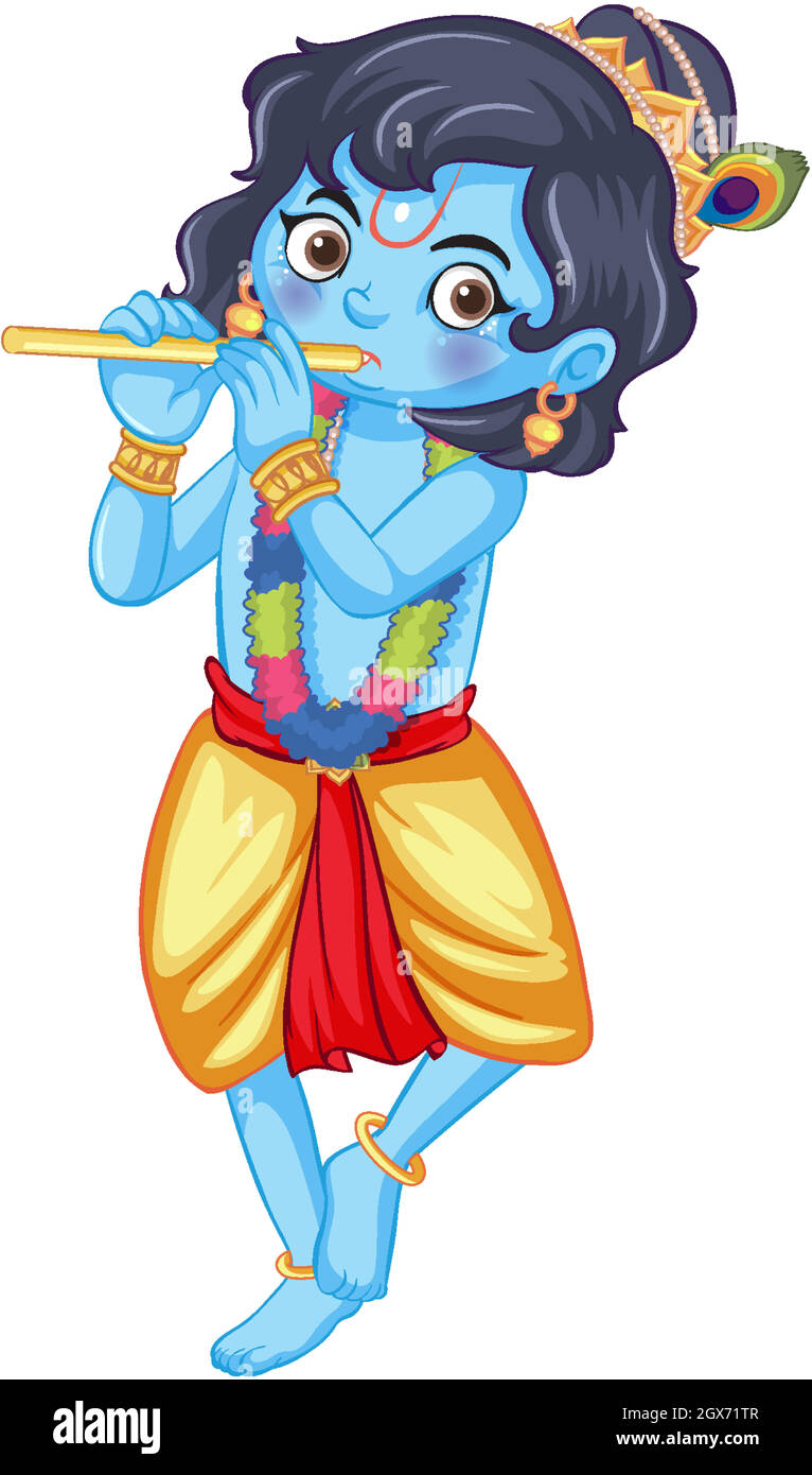 Indian god on white background Stock Vector Image & Art - Alamy