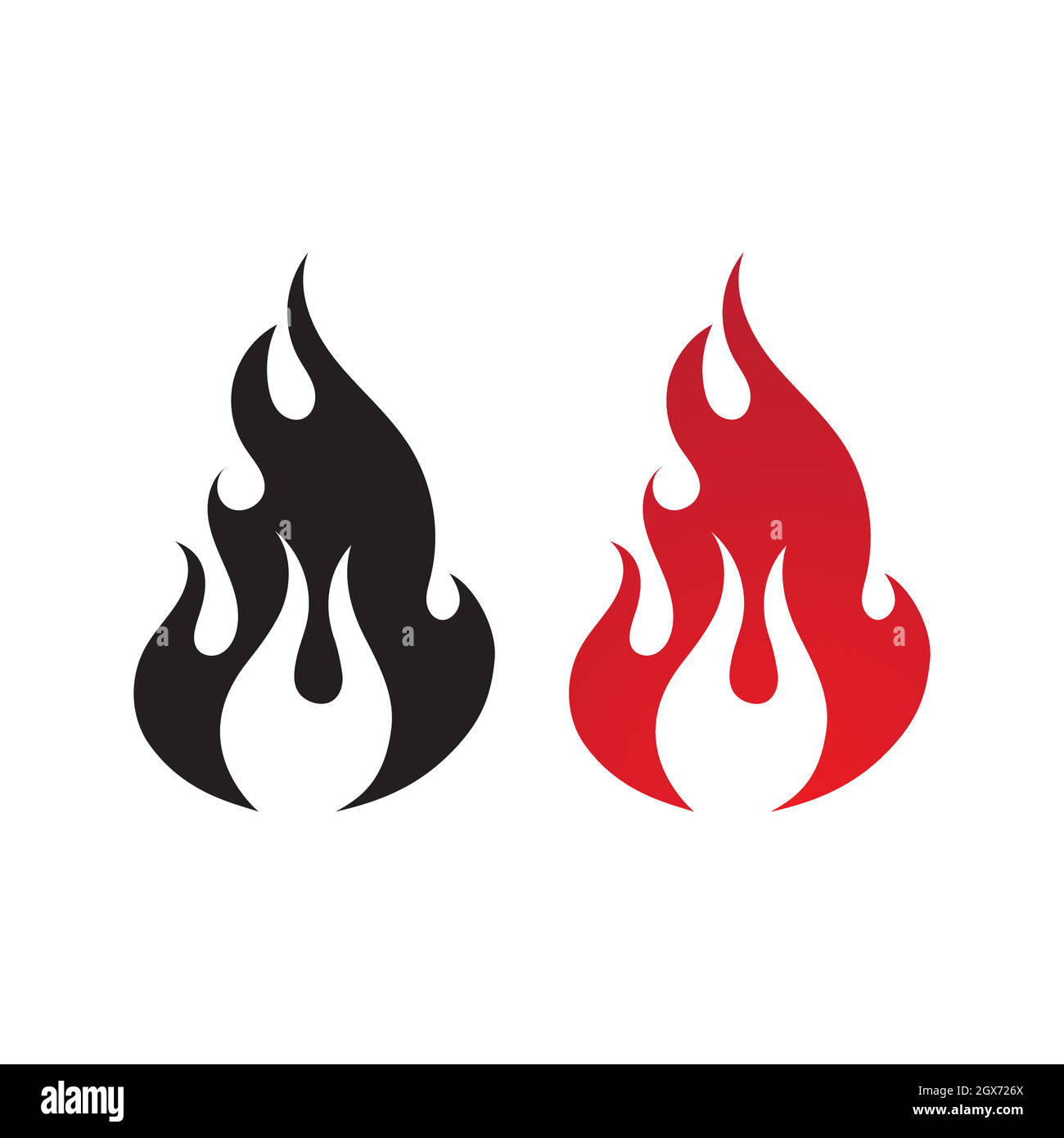Fire logo vector illustration design Stock Vector Image & Art - Alamy