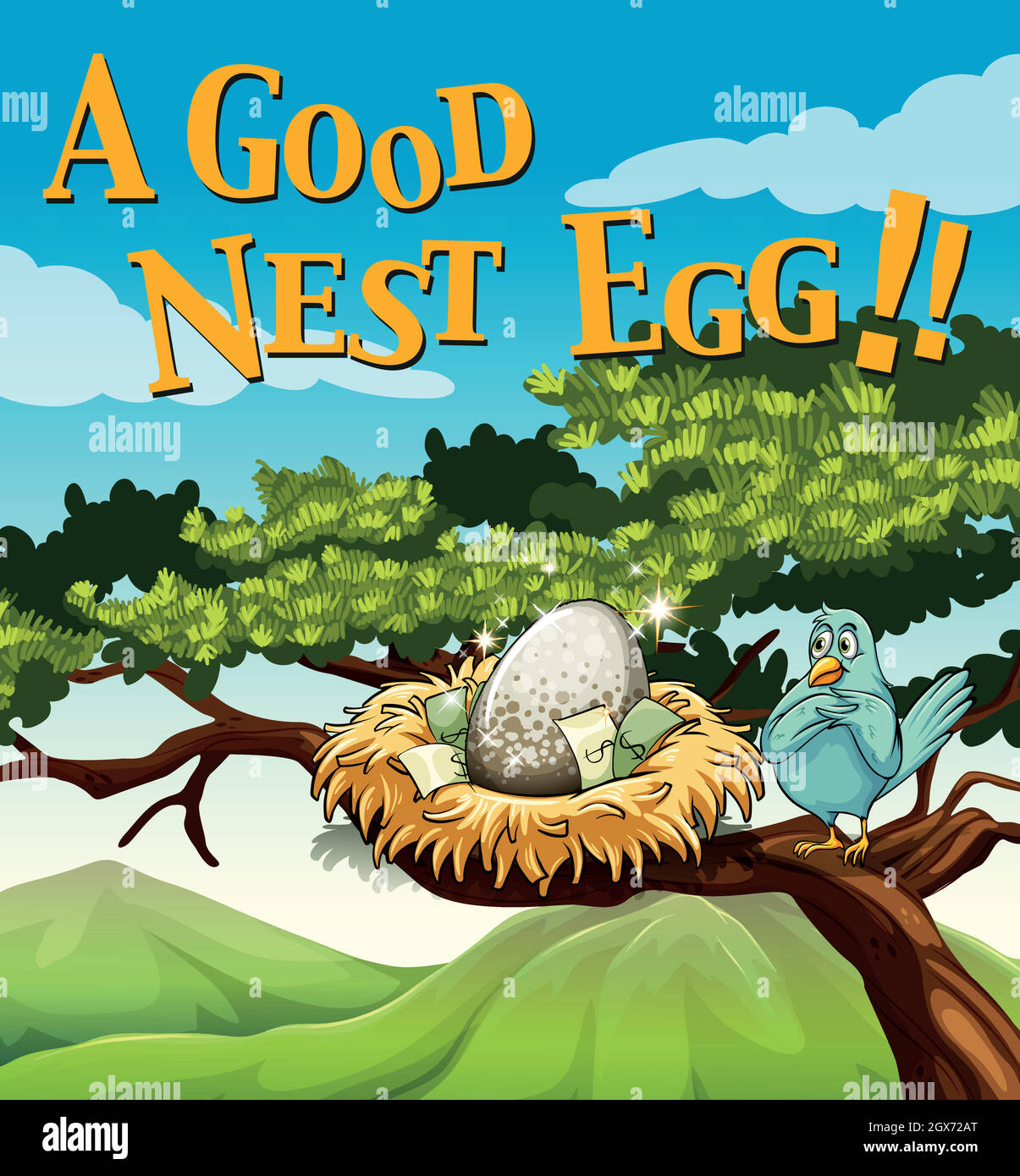 The good egg Stock Vector Images - Alamy