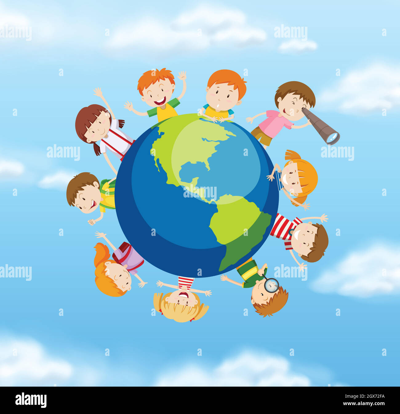 Knowledge globe Stock Vector Images - Alamy
