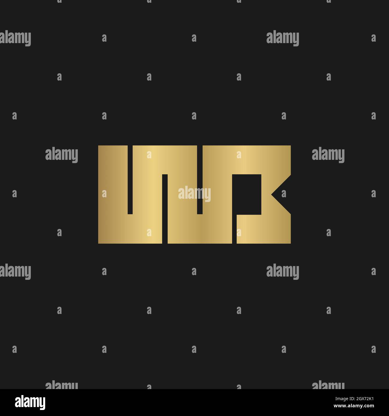 Alphabet Initials logo BW, WB, W and B Stock Vector Image & Art - Alamy