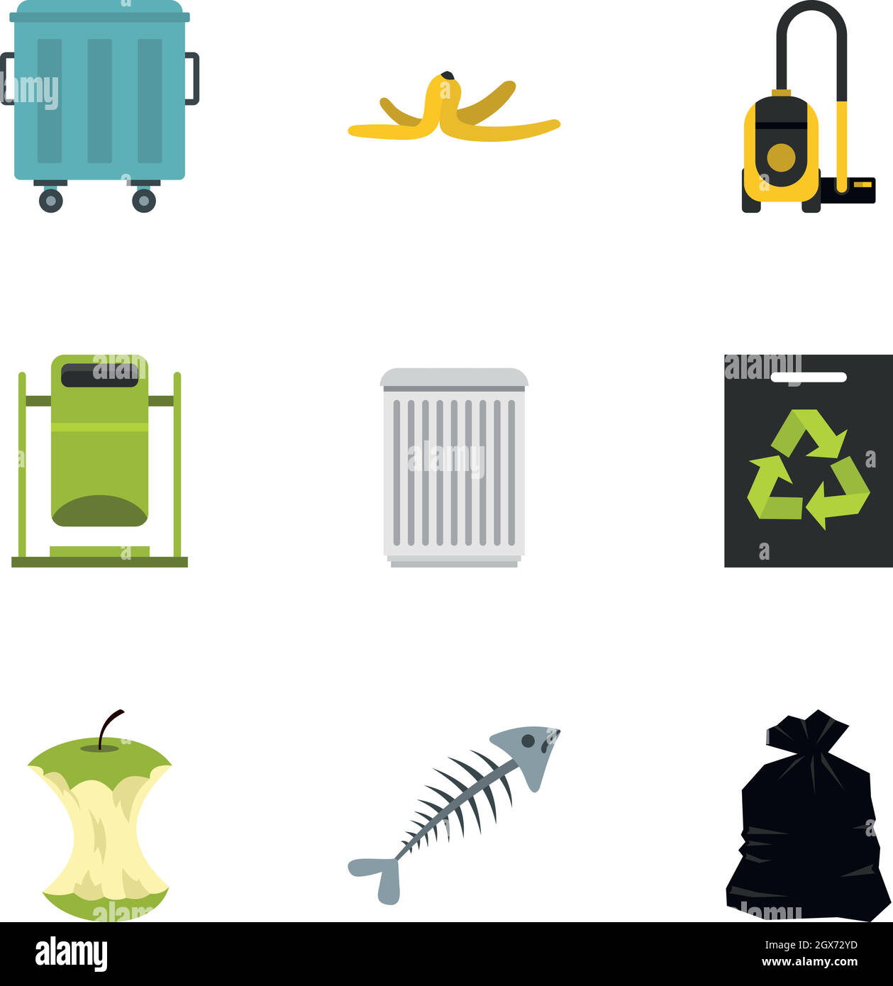 Plastic garbage fish Stock Vector Images - Alamy