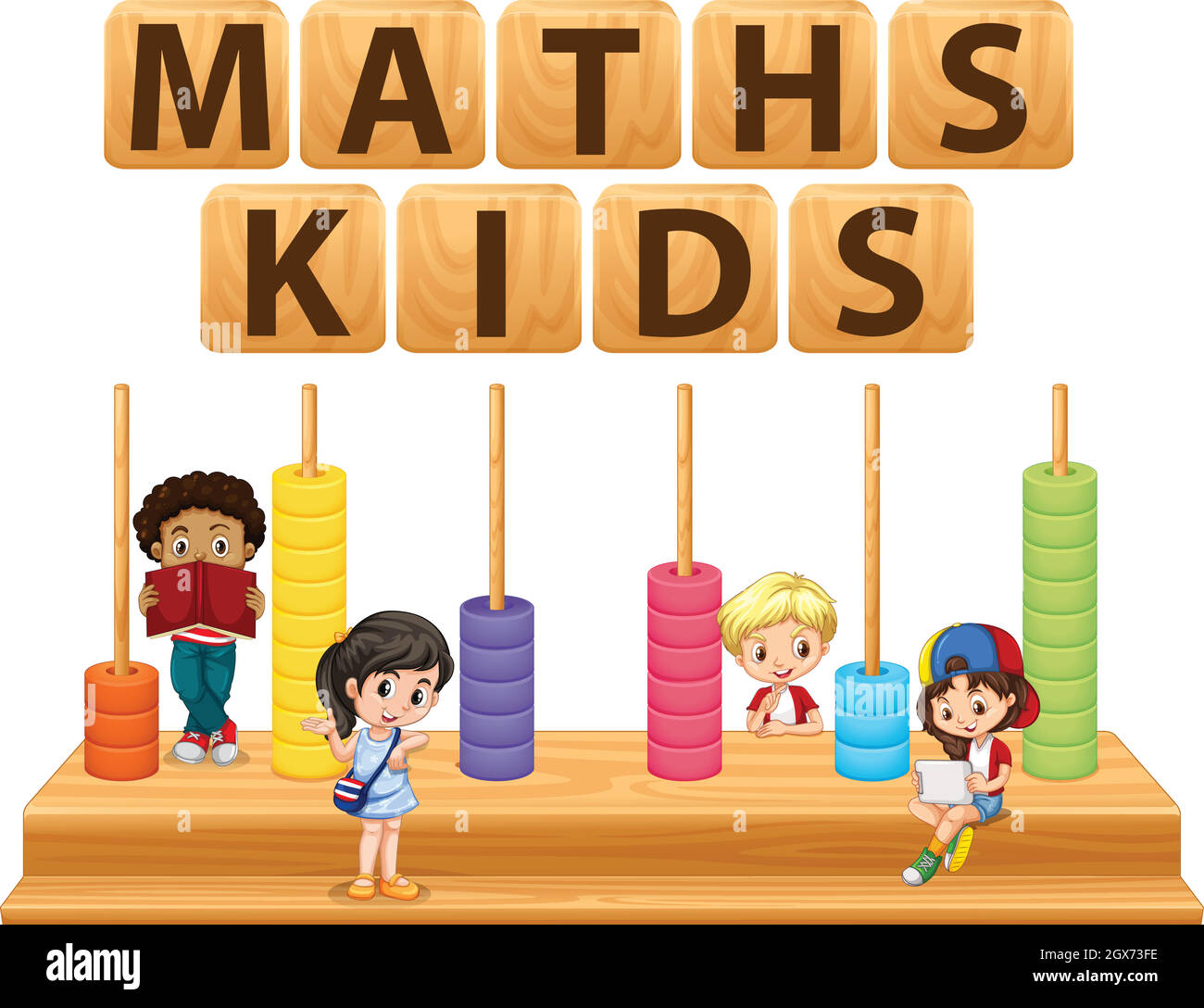 Kid math art hi-res stock photography and images - Alamy