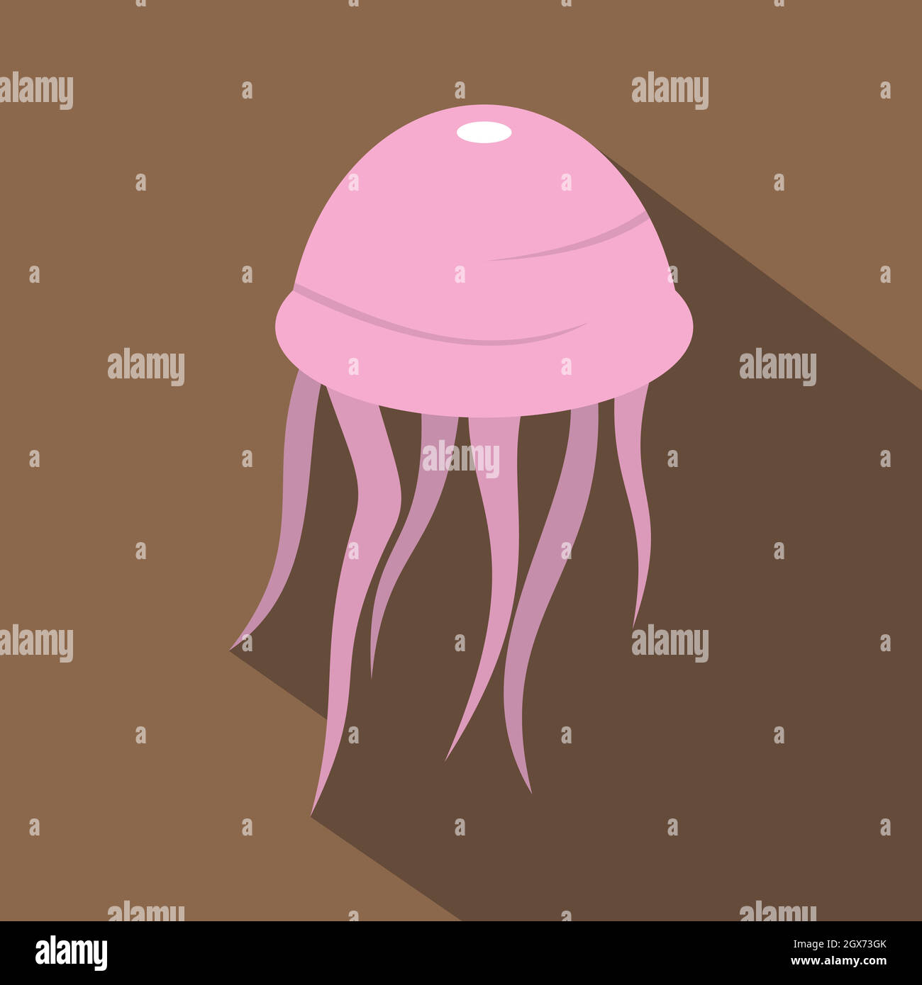 Octopus vector icon flat Stock Vector Images - Alamy