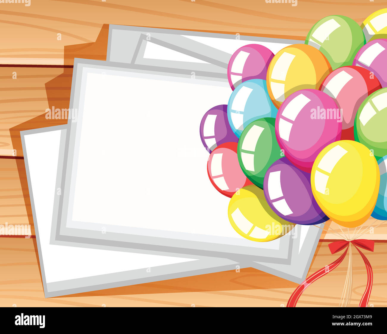 Horizontial Balloon Borders