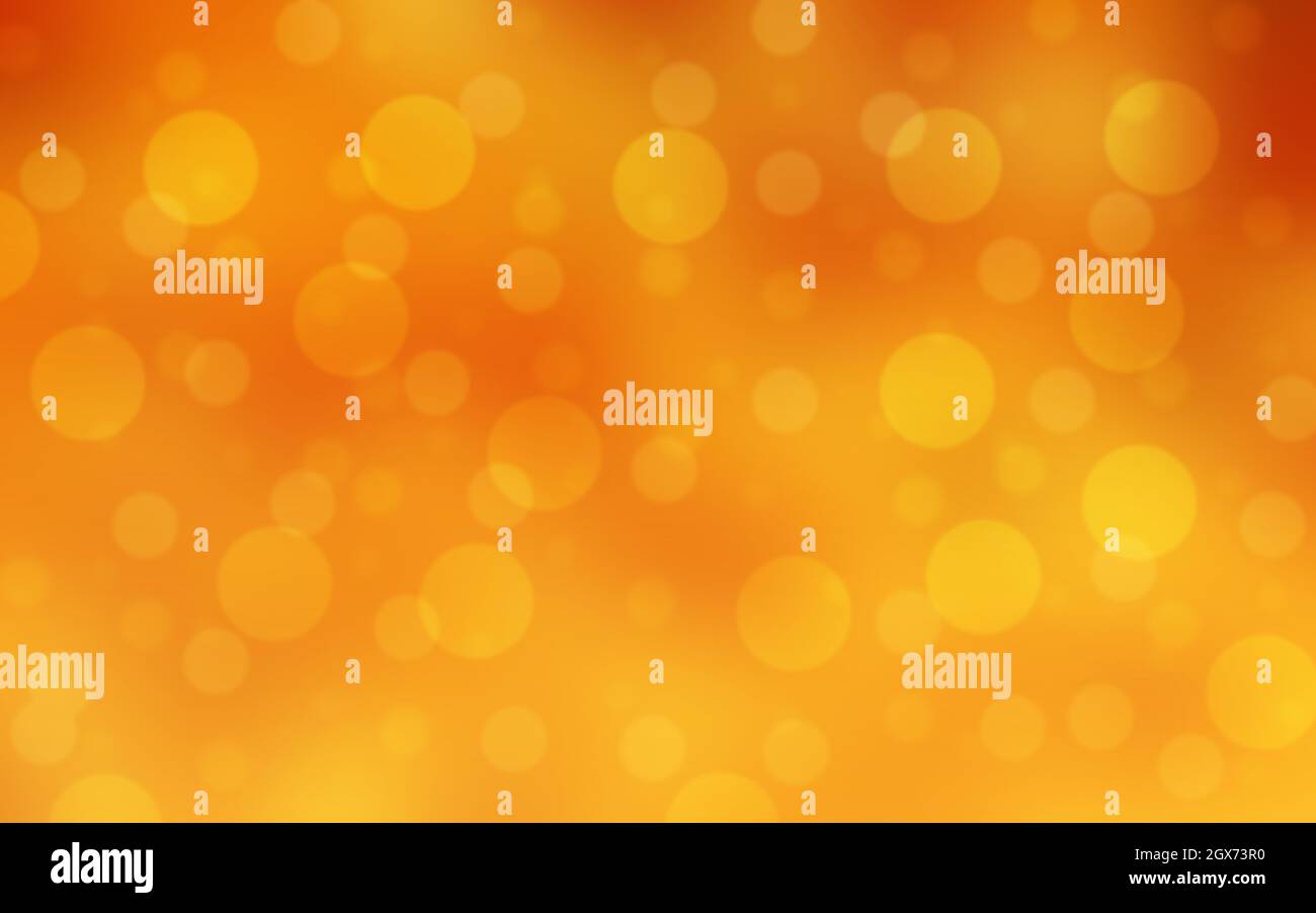 Bokeh abstract autumn color background - Illustration Stock Photo - Alamy