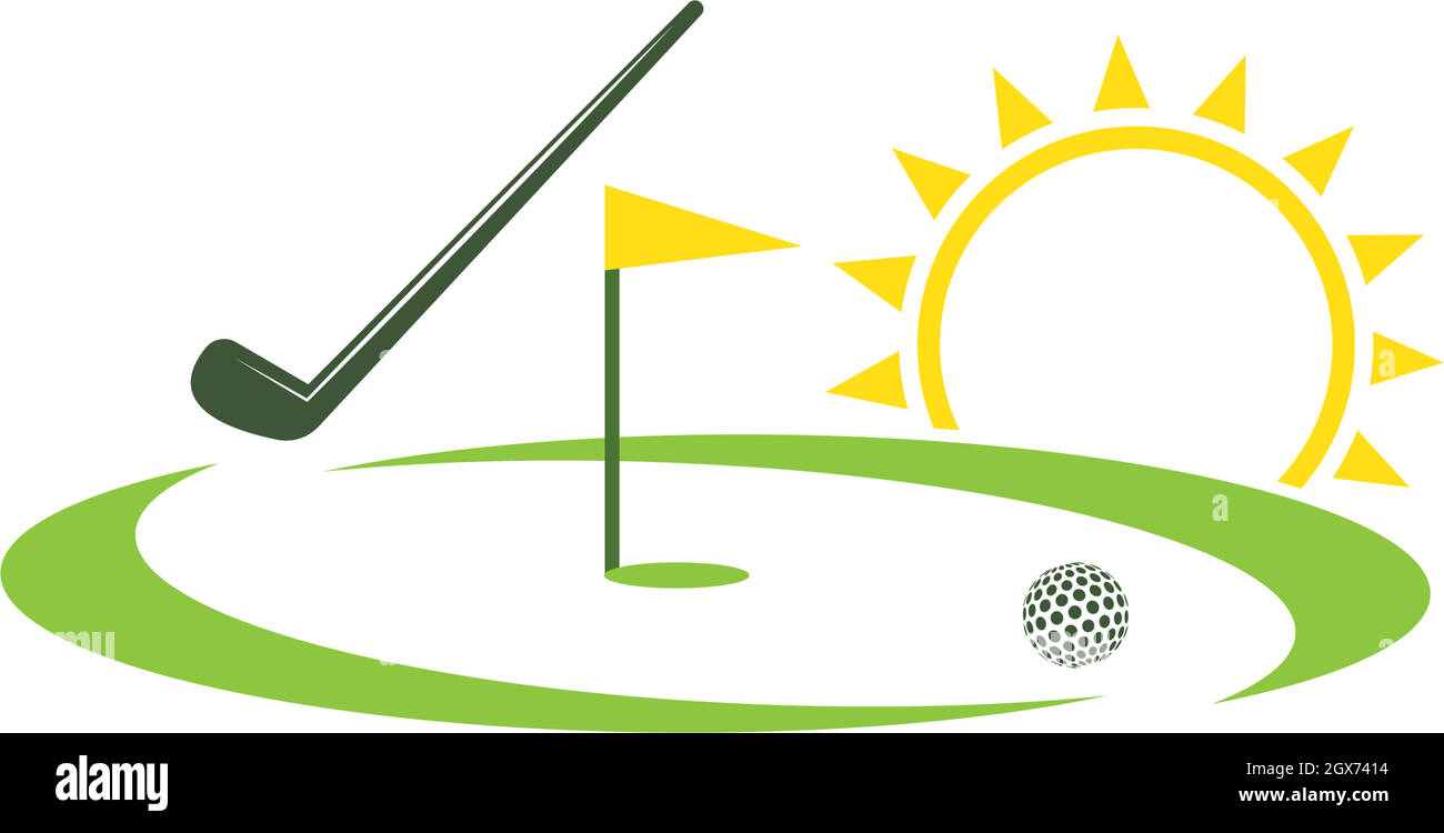 Golf Logo Template vector illustration icon Stock Vector Image & Art ...