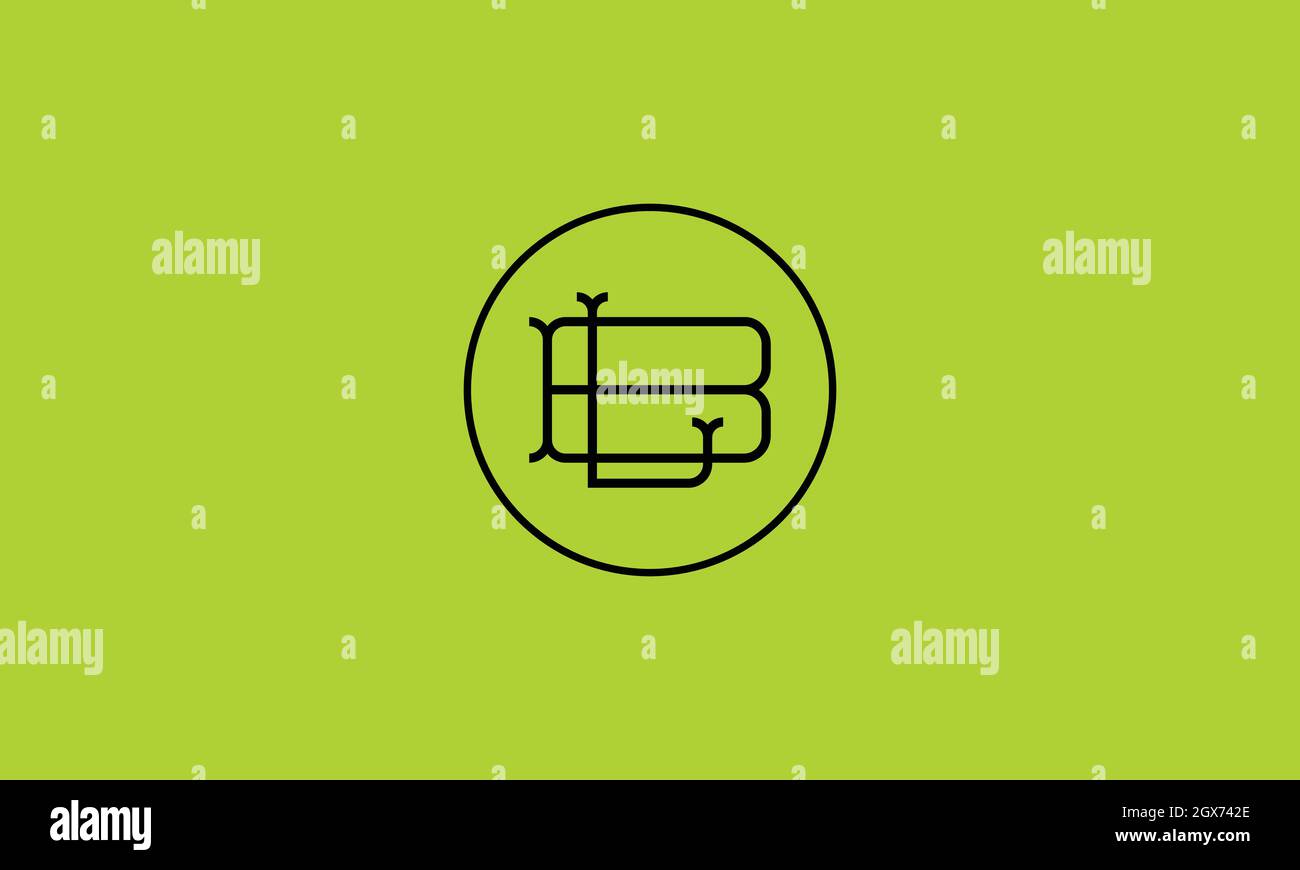 LETTERS B L LOGO DESIGN WITH NEGATIVE SPACE EFFECT FOR ILLUSTRATION USE ...