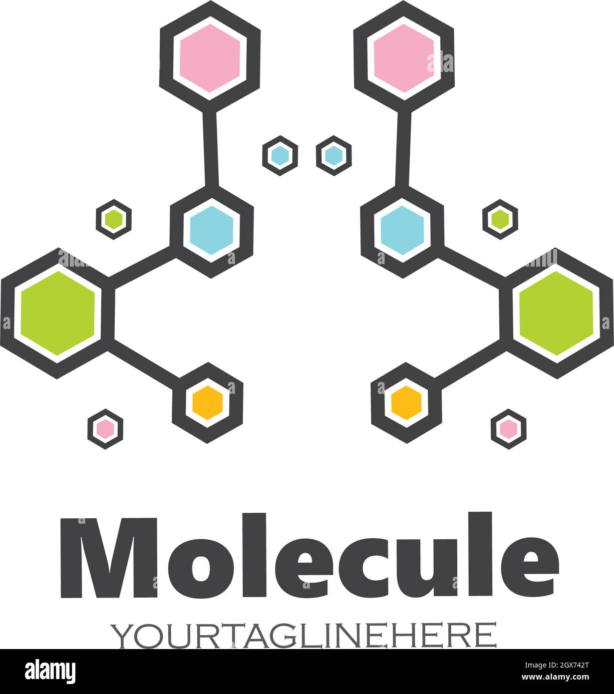 molecule logo vector illustration design Stock Vector Image & Art - Alamy