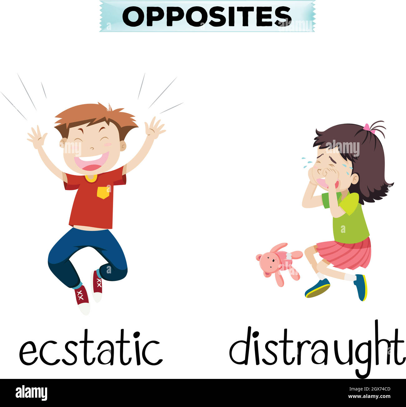 Opposites clipart hi-res stock photography and images - Alamy