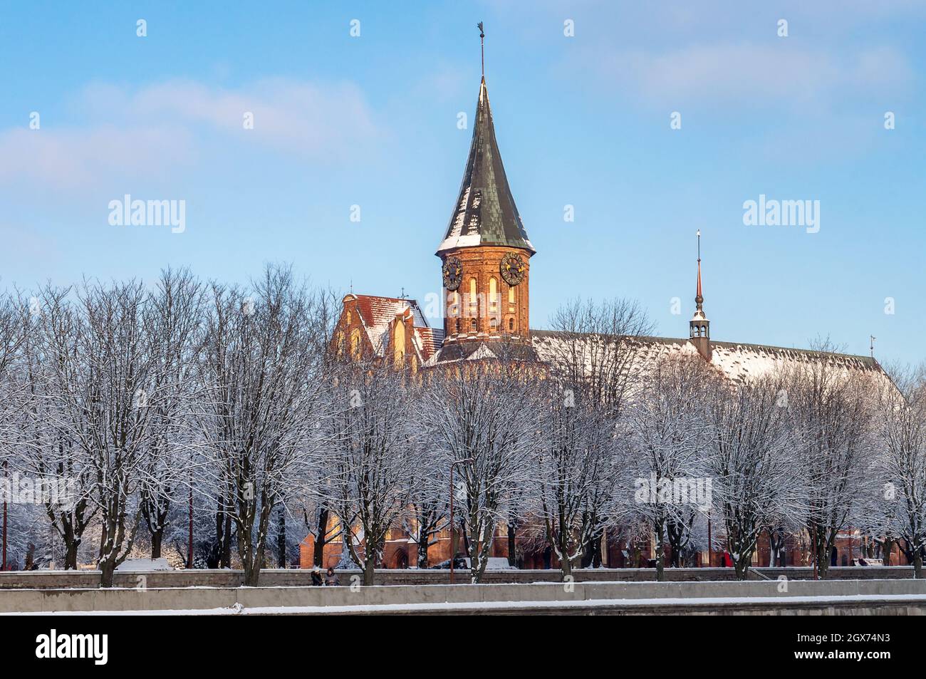 Kaliningrad, Russia, January 29, 2021. Kaliningrad Cathedral. The ...