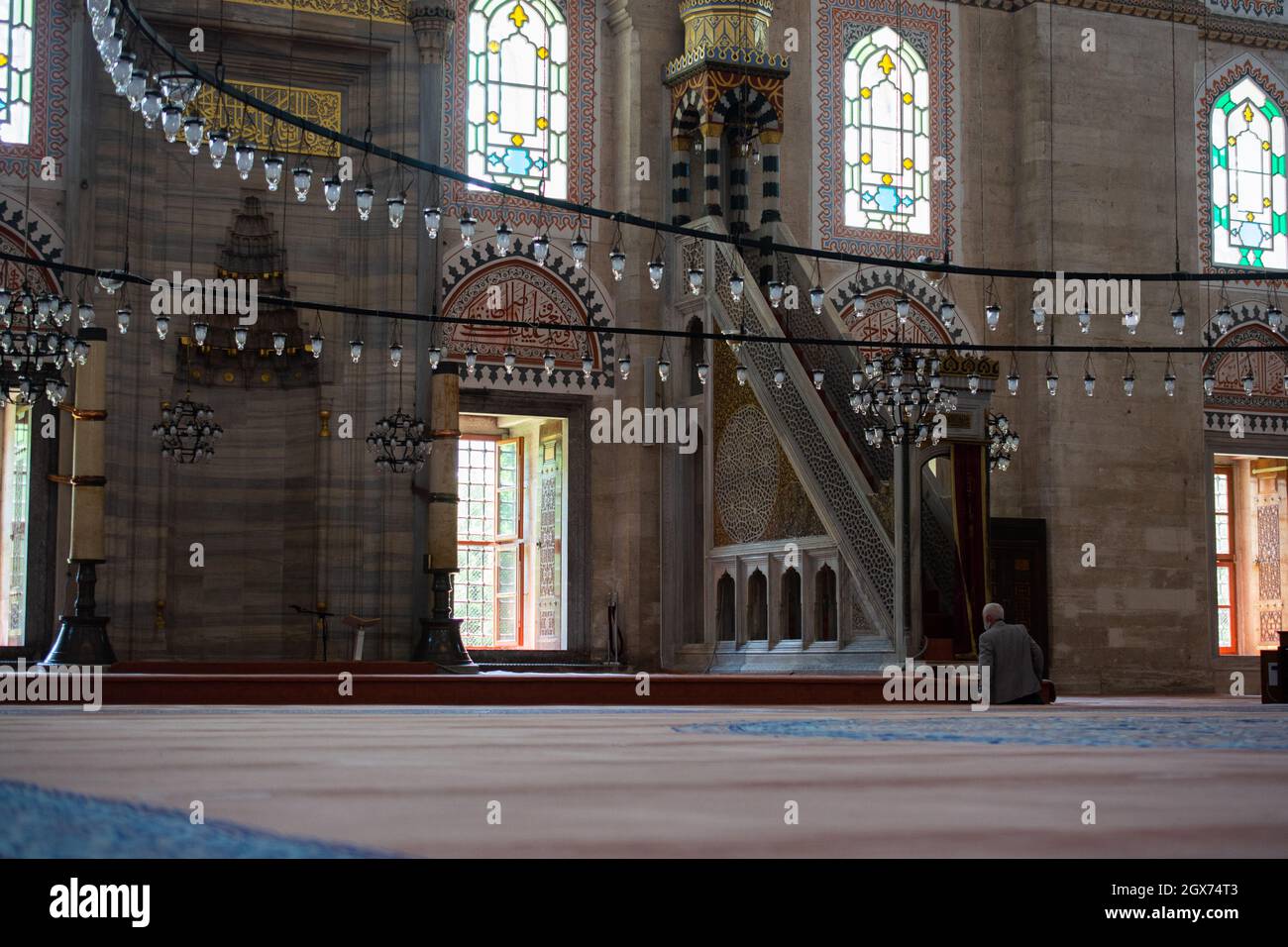 Interior of sehzade mosque hi-res stock photography and images - Alamy