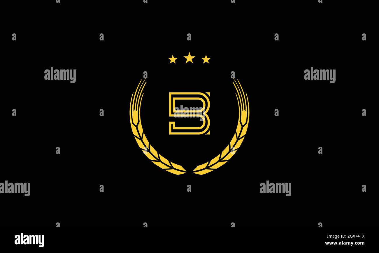 Botanical letter a emblem Stock Vector Images - Alamy