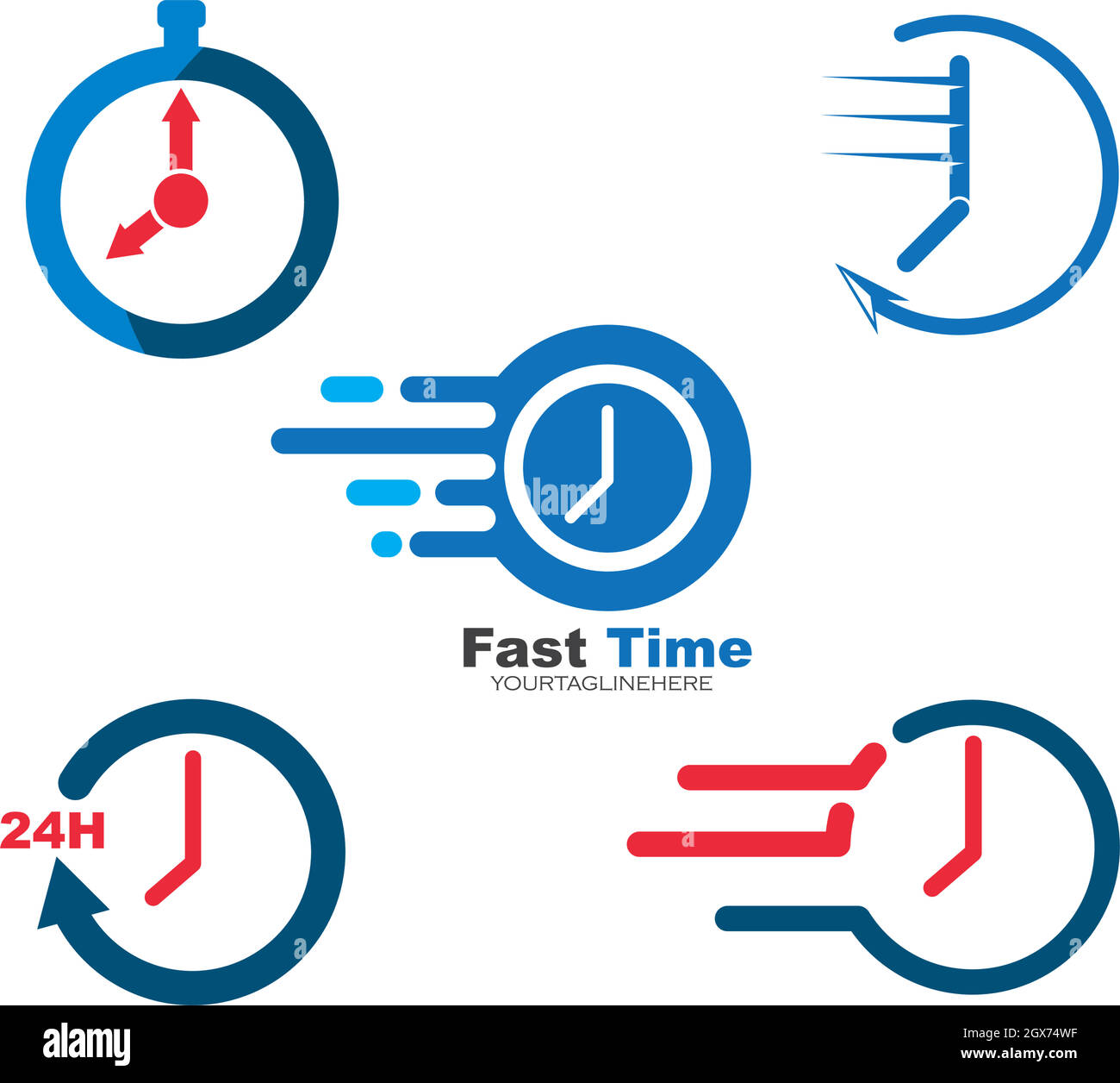 Clock vector Stock Vector Images - Alamy