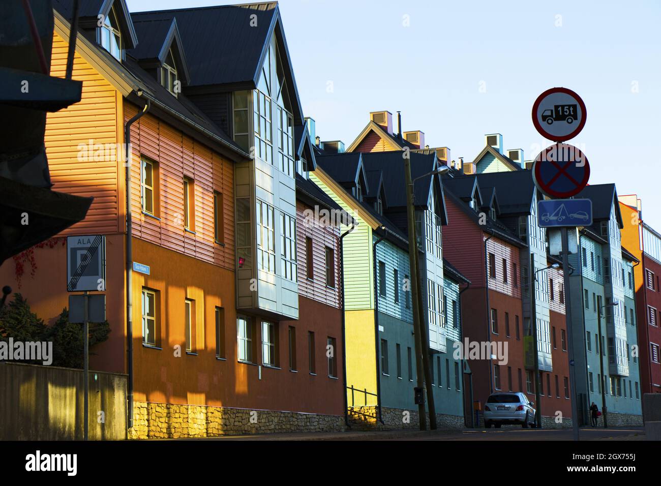 Jul 15, 2018: A facade of colorful buildings in Lisbon, Portugal Stock ...