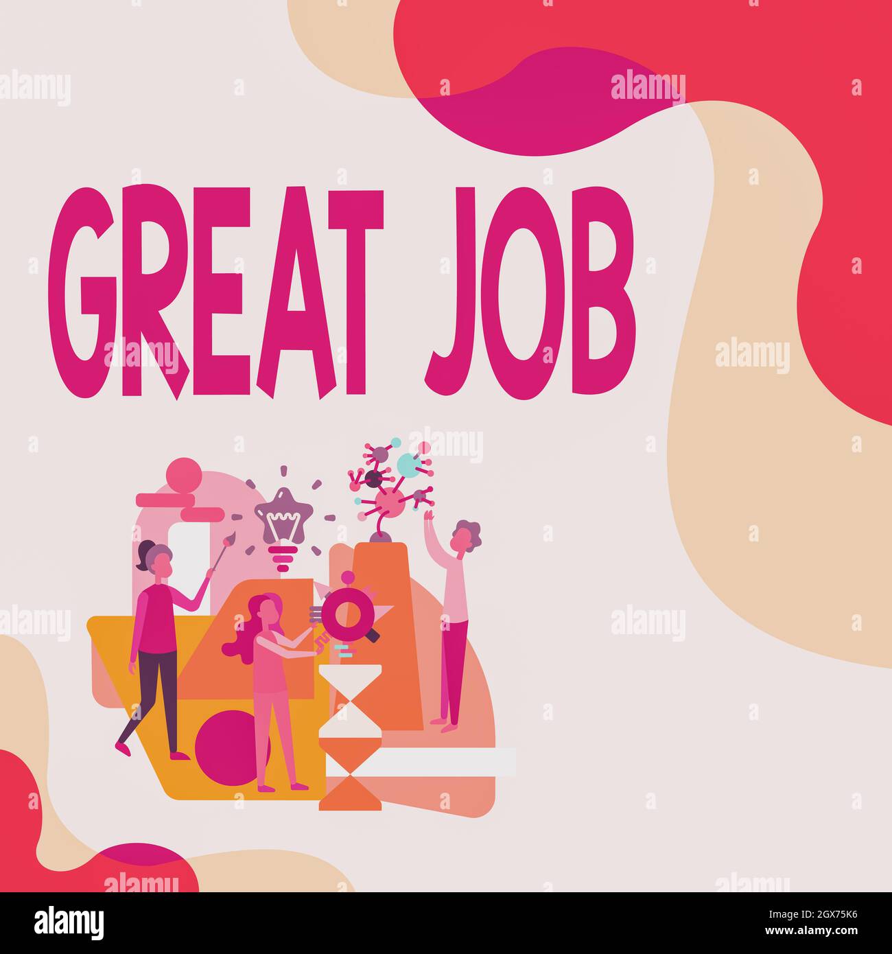 Inspiration showing sign Great Job. Concept meaning used praising ...